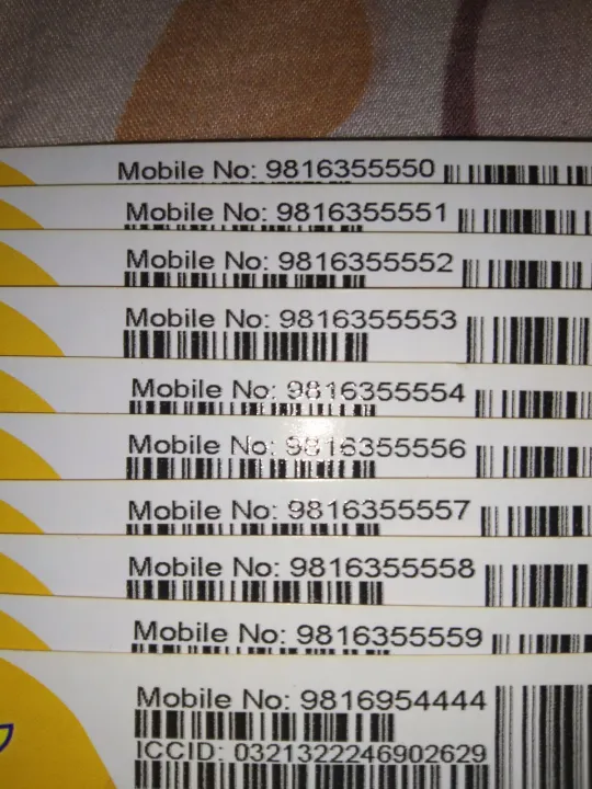 TNT 5g vanity number prepaid Sim card 4digit middle 55551 99991 00001 ...