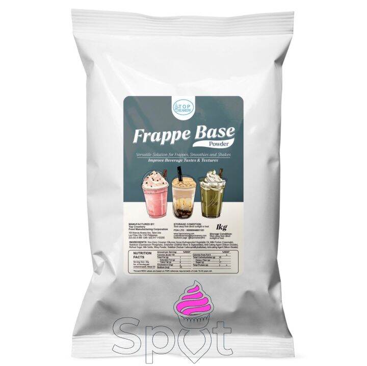 Top Creamery Frappe Base Powder | February 2024 Expiry | Lazada PH