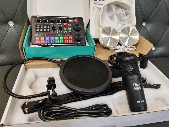 Original Kirin Condenser Microphone Microphone With F998 Soundcard PH ...