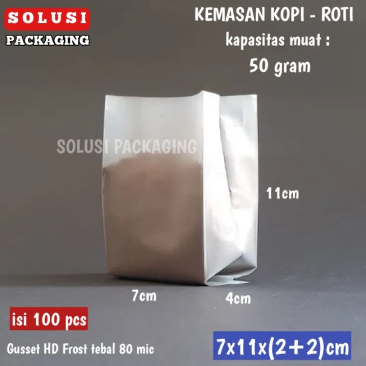 ISI 6 PACK KEMASAN KOPI OPP ROTI 7X11 CM GESSET BURAM SOLUSI PACK ...