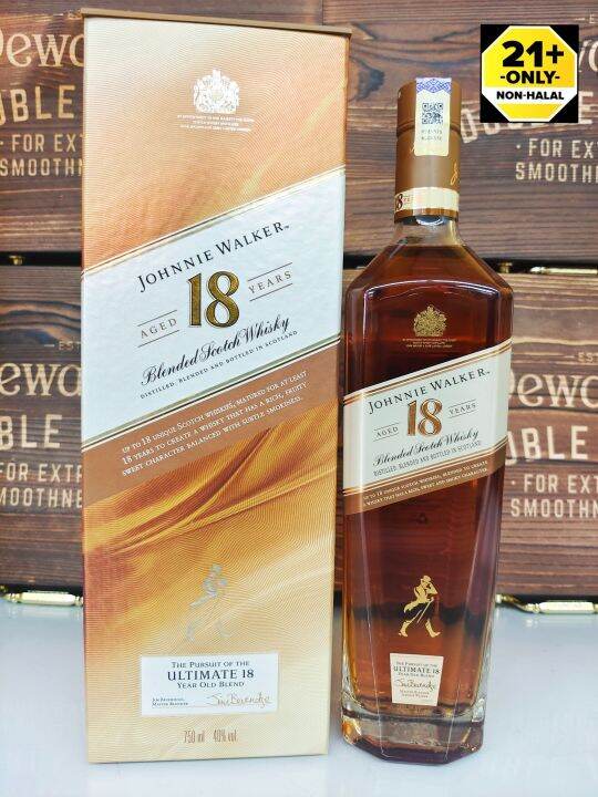 Johnnie Walker 18 years Whisky 750ml 💯 Original Ready Stock | Lazada