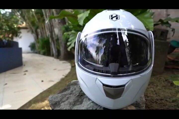 HNJ A630 PLAIN Modular helmet Motorcycle Full Face helmet for men and ...