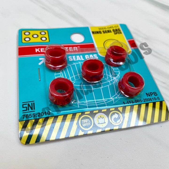 KARET SEAL LPG KENMASTER 5 PCS RING SIL TABUNG GAS ELPIJI ELPIGI BRIGHT ...