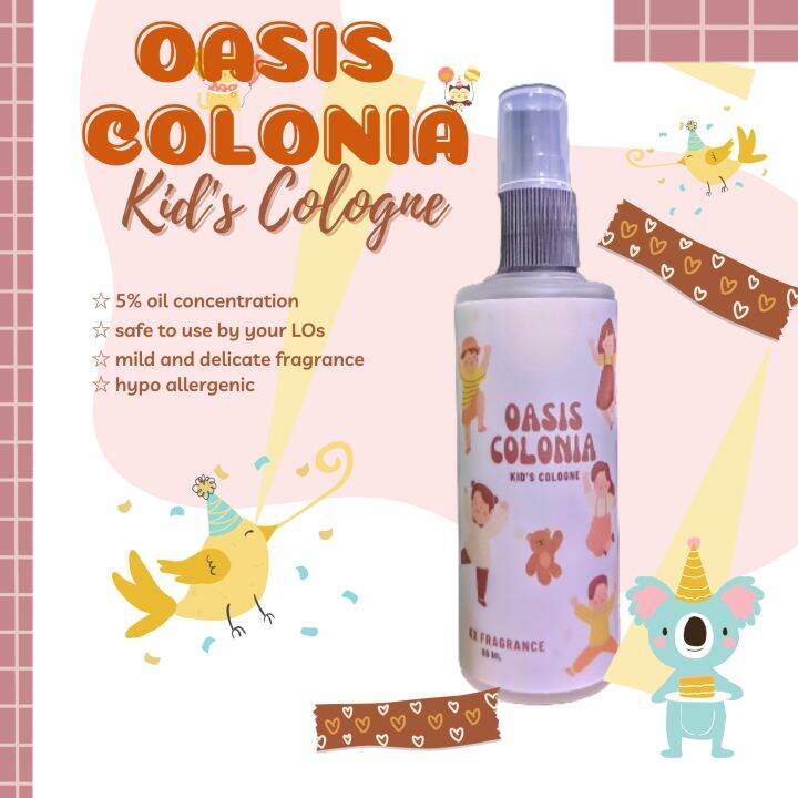 OASIS COLONIA | KIDS COLOGNE BY KX FRAGRANCE | Lazada PH