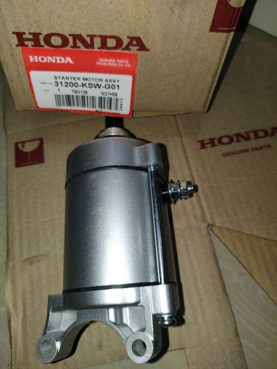 Honda genuine starter motor assy for tmx alpha/tmx125/cg125 | Lazada PH