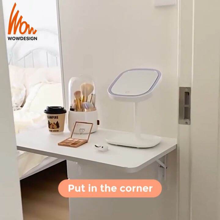 Wall Table Foldable table with Bracket Floating Table/Meja Lekat ...