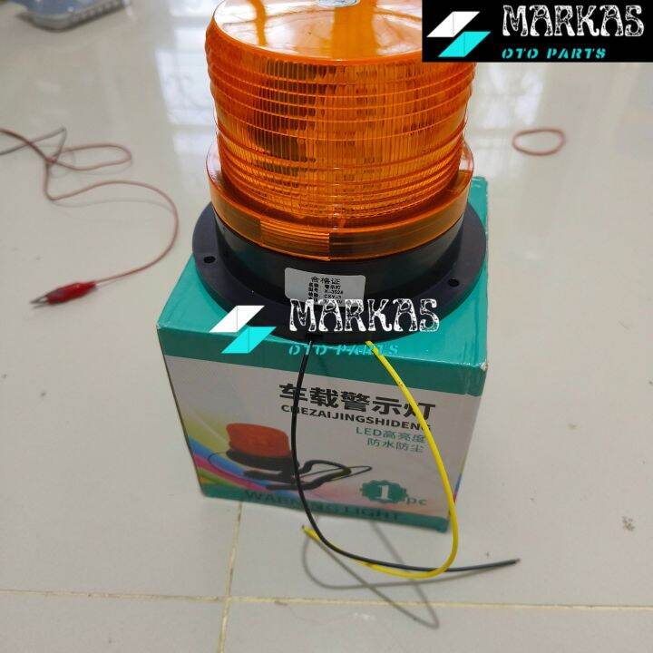 Lampu Led Rotary Blitz Rotari Strobo Emergency DC 12v-24v Truk ...