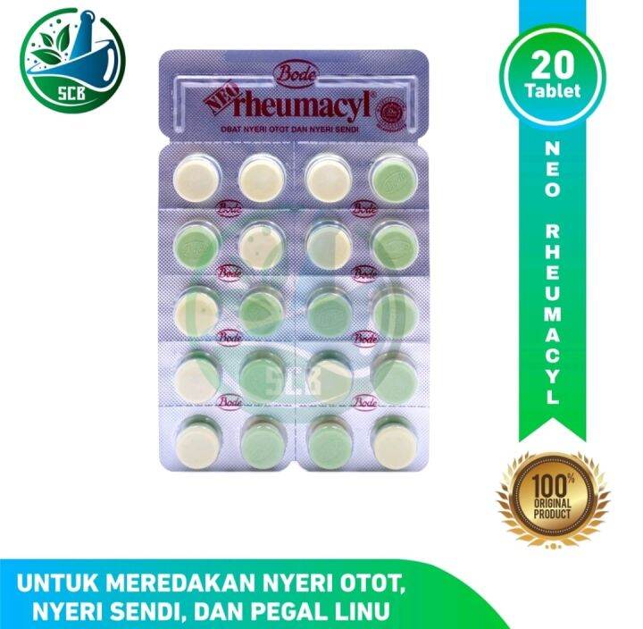 Neo Rheumacyl Isi 20 Tablet - Untuk Nyeri Otot & Nyeri Sendi | Lazada ...