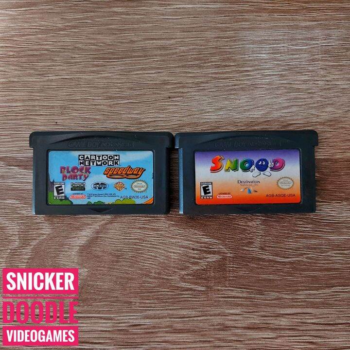 Game Boy Advance Games: Snood•Block Party & Speed Way USA Original ...