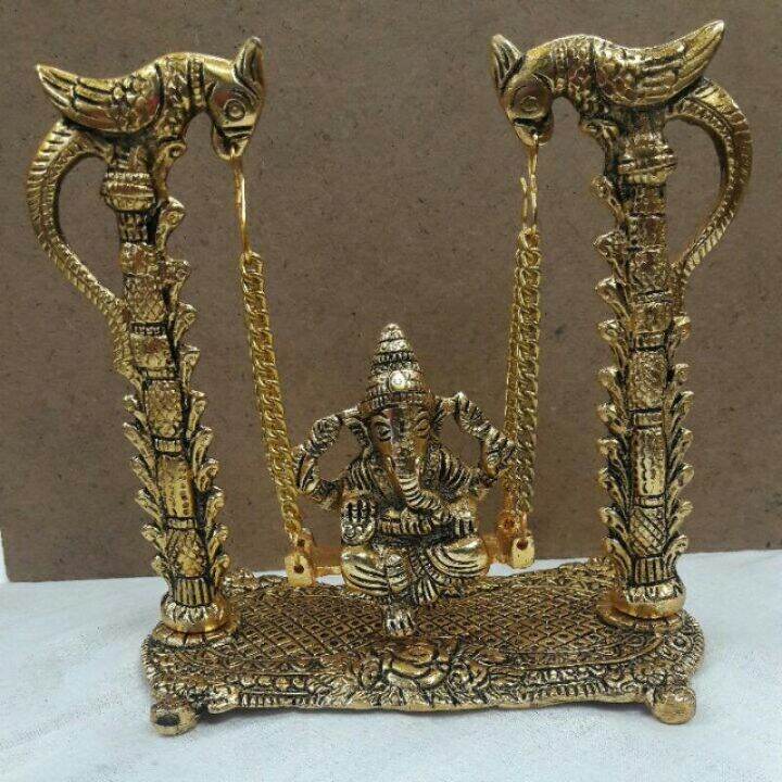 Ganesha on Swing Unjal Statue Jhoola | Lazada