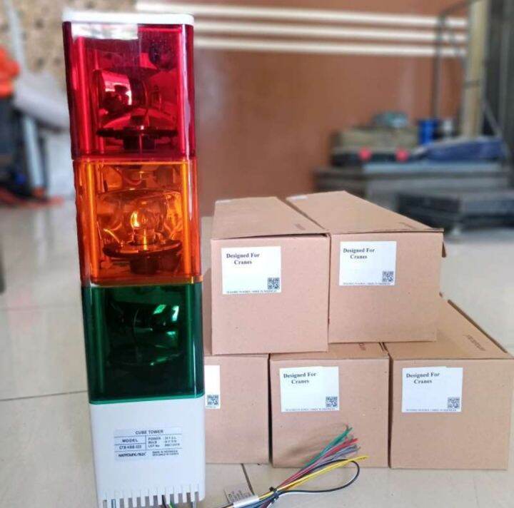 LAMPU INDIKATOR CRANE UNTUK SAFETY ( MERAH KUNING HIJAU) | Lazada Indonesia