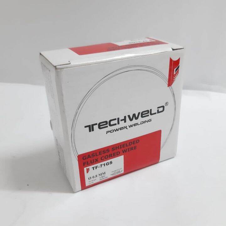 Kawat las mig fluxcore techweld 0.8mm 1kg | Lazada Indonesia