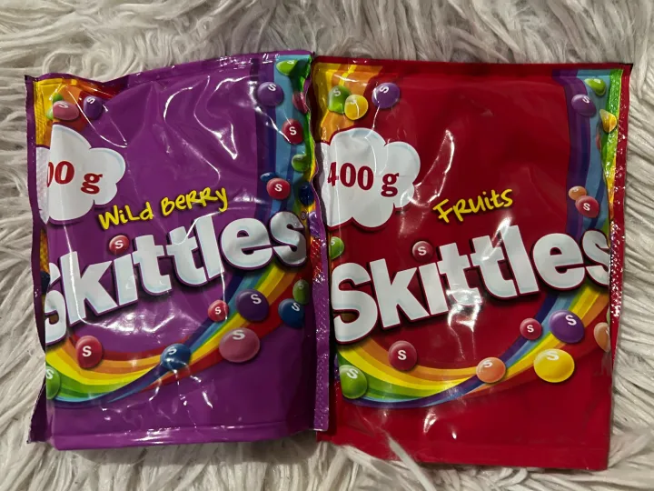COKLAT LANGKAWI SKITTLES SKITTLE FRUITS SOUR WILD BERRY | Lazada