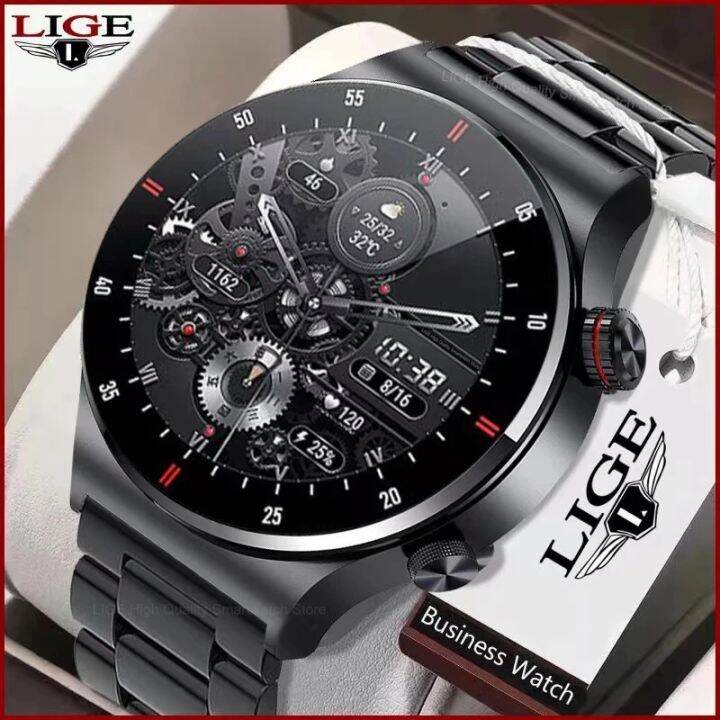 LIGE 2022 watch for men ECG+PPG Bluetooth Call Sports Bracelet ...