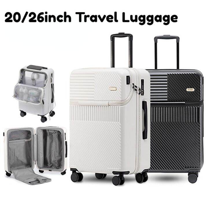 Luggage 20/26inch Boarding Case USB Charging Suitcase Universal Wheel ...