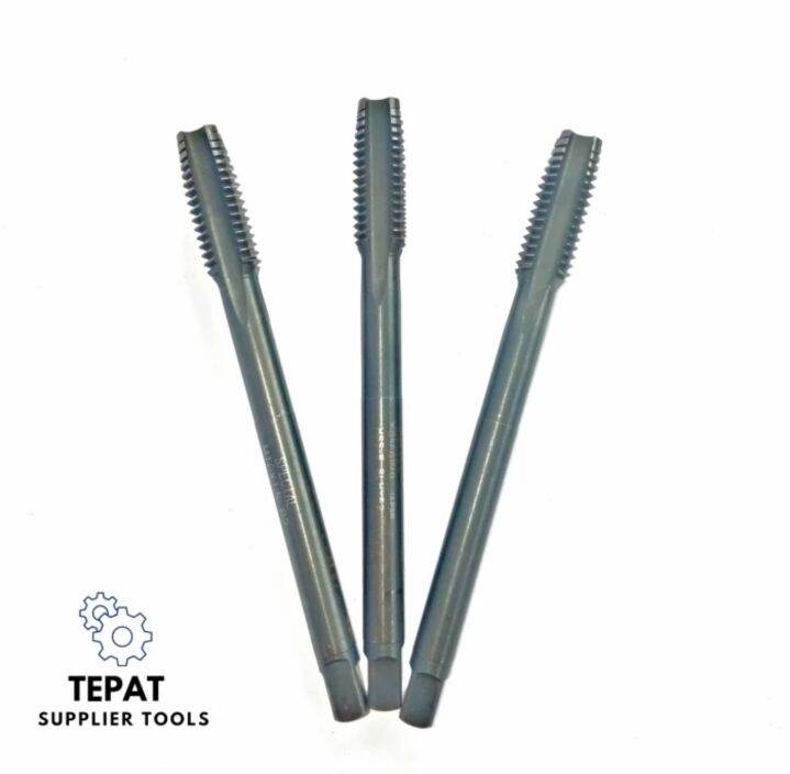 HAND TAP M10X1.5 YAMAWA HSS BEKAS HAND TAP TAP MESIN M10X1.5 PO LURUS YAMAWA JAPAN HITAM BEKAS ...