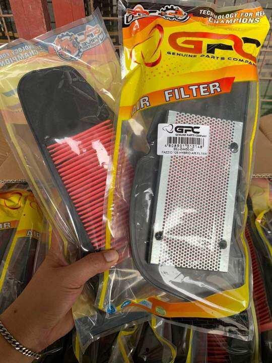 GPC AIR FILTER FAZZIO 125 HYBRID | Lazada PH