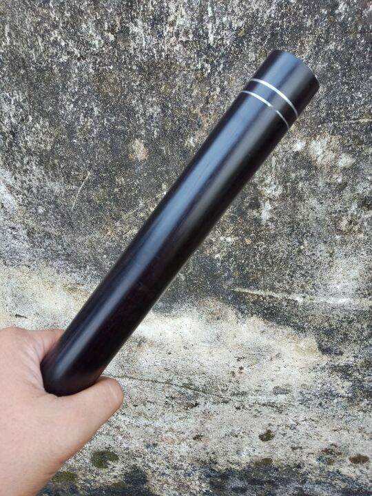 Tongkat toya kayu kelor hitam variasi timah panjang 50 cm | Lazada ...