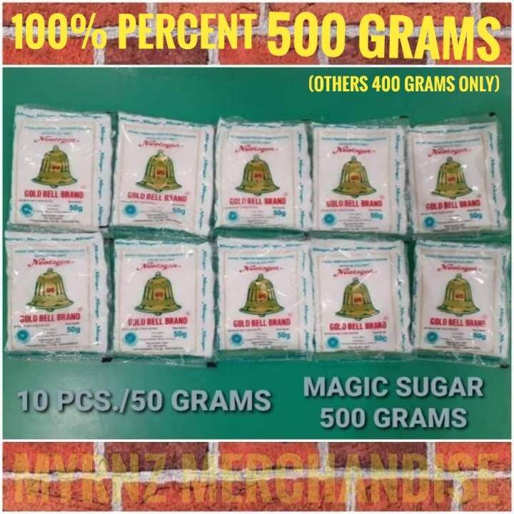 MAGIC SUGAR | 500 GRAMS | 10PCS.X 50GRAMS | Lazada PH