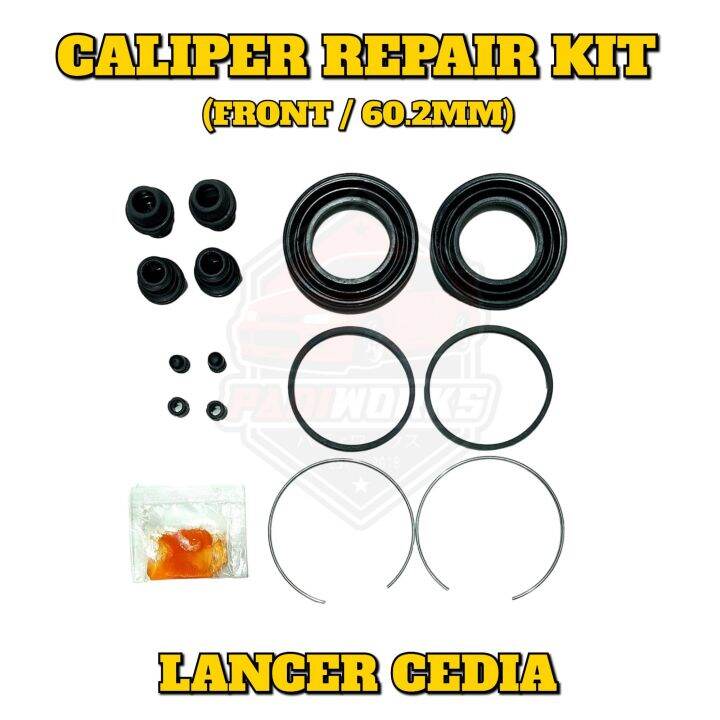 Caliper Repair Kit FRONT Lancer Cedia CS3 60.2mm | Lazada PH