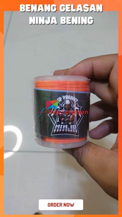 Raja Layangan - Benang gelasan Cap Ninja / Walet / Tali Pocong bocil ...