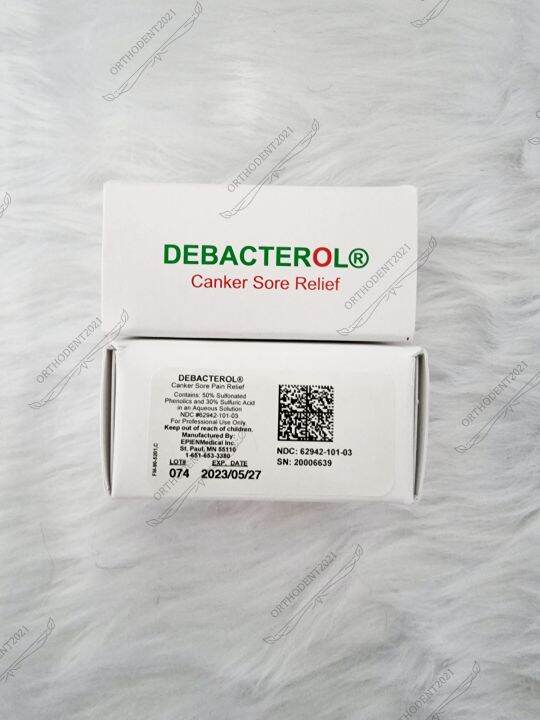 Debacterol Canker Sore Relief Bottle 2025/07 expiration | Lazada PH