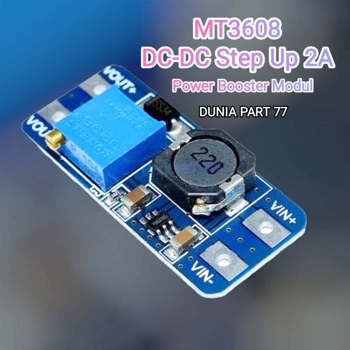 MT3608 DC-DC STEP UP 2A POWER BOOSTER MODULE ARDUINO RASPBERRY MT 3608 | Lazada Indonesia