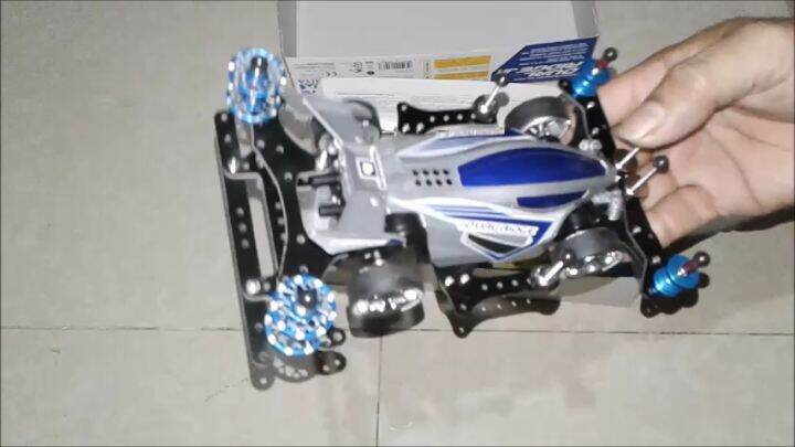 Tamiya mini 4wd super cepat Original 18096 DUAL RIDGE Jr modifikasi STO ...