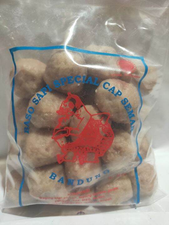 baso sapi spesial cap semar isi 25 butir ukuran sedang asli bandung ...
