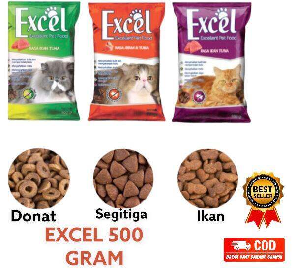 Excel pakan kucing | Lazada Indonesia