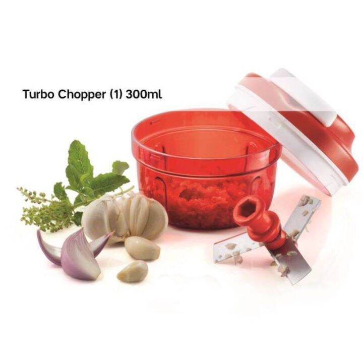Tupperware Turbo Chopper Red | Lazada
