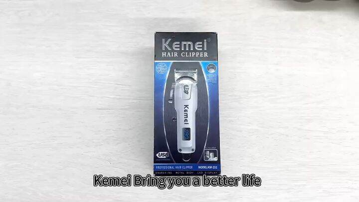 Kemei Mini KM-232 Clipper Hair Clippers Battery Hair Cut Machine Hair ...