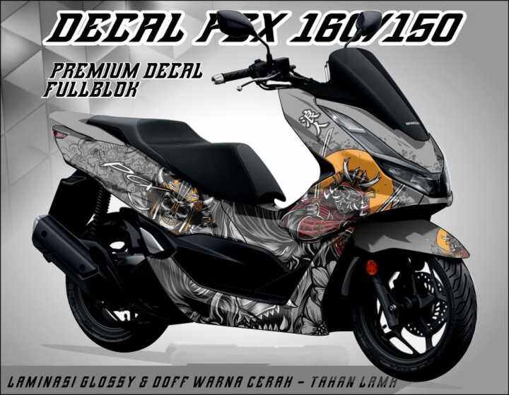 Decal sticker PCX full body striping all new Honda PCX 160 full blok ...
