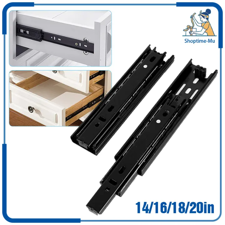 1 Set 2 Pcs Rel Laci Double Tarik Full Extension Rel Laci 35 40 45 50 ...