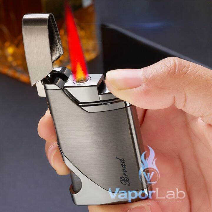 mancis korek api bara BROAD ada indikator gas torch lighter murah unik ...