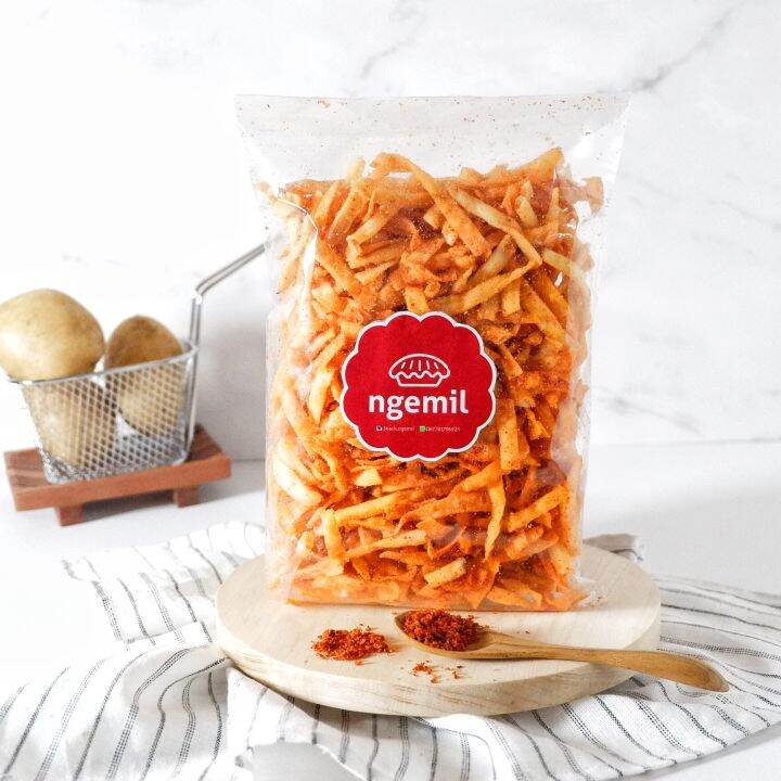 Keripik Kentang atau Stick Kentang Rasa Pedas Balado | Lazada Indonesia
