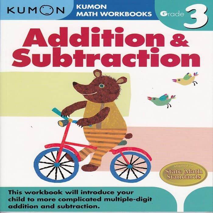 [Ready] Kumon Addition & Subtraction Grade 3 | Lazada Indonesia