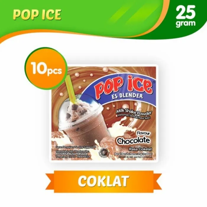 Pop Ice Blender Renceng Isi 10 Sachet | Lazada Indonesia