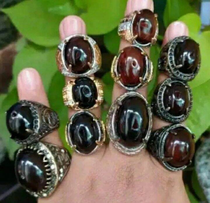 cincin batu yaman Wulung combong natural | Lazada Indonesia