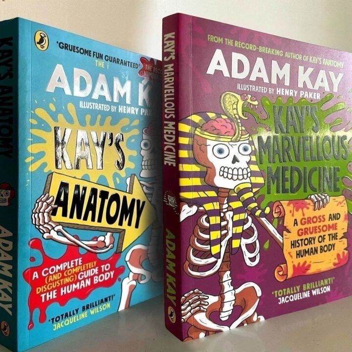 (2books) ADAM KAY Kay’s marvelous medicine & Kay’s anatomy | Lazada