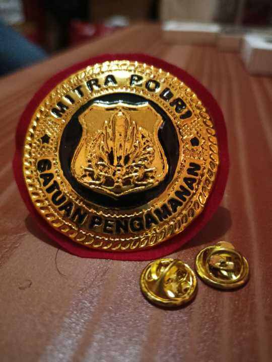 PIN LENCANA SATPAM SECURITY MITRA POLRI PAKU | Lazada Indonesia