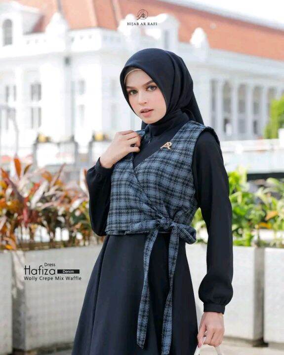 HAFIZA DRESS BY ARRAFI DIJAMIN ORI💯||Natlskha collection | Lazada Indonesia