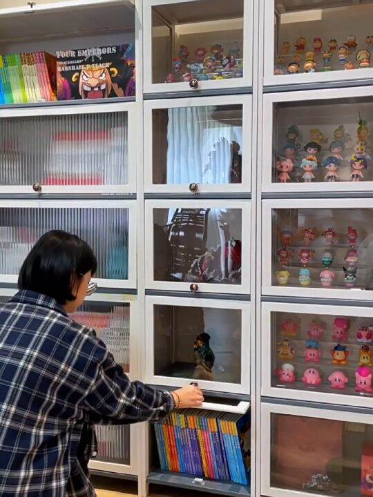 5-layer display cabinet acrylic storage box display rack transparent ...