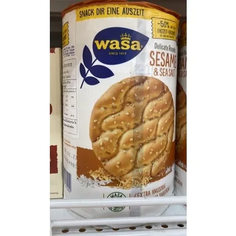 Wasa Delicate Rounds Sesame & Sea Salt 235 G. | Lazada.co.th