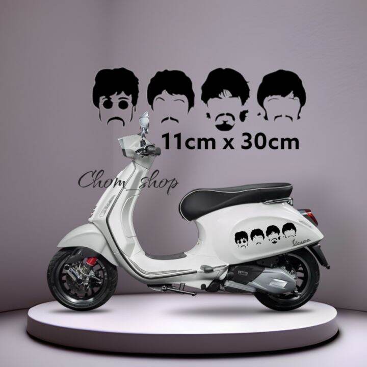 sticker cutting vespa/sticker the Beatles/vespa metic/vespa | Lazada ...