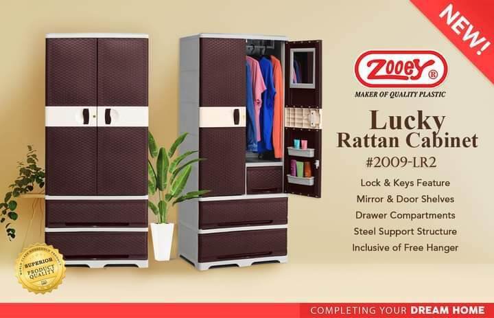 Lucky Rattan Zooey Cabinet | Lazada PH