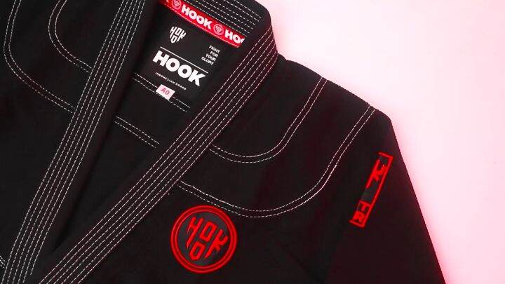 Gi Bjj Hook Jiu Jitsu Gi Baju Bjj Seragam Gi Jujitsu GIH013 | Lazada ...