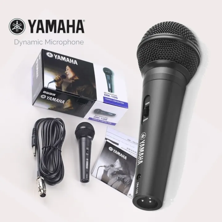 Yamaha DM-105 ไมโครโฟนไดนามิกจาก Yamaha ที่เป็นผู้นำระดับโลกในด้าน ...