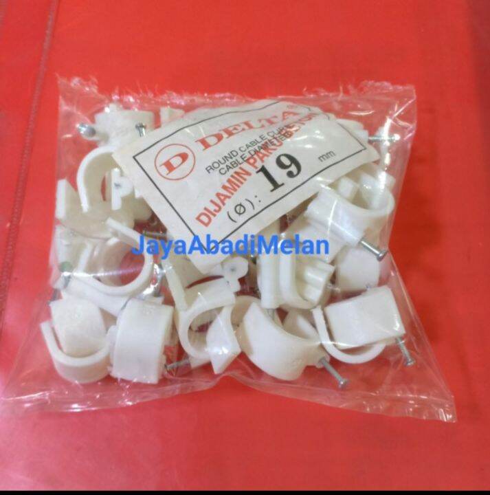 KLEM BESAR NO 17 - 19 / KLAIM PIPA LISTRIK CABLE CLIPS | Lazada Indonesia