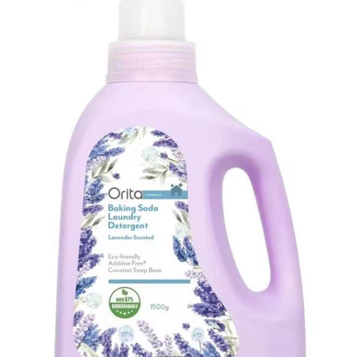 ORITA Baking Soda Laundry Detergent 1500g (Original/Lavender/Rose) | Lazada